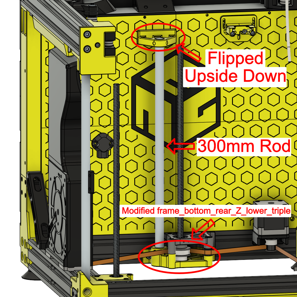 Ender 3 NG 300mm Rear Rod by Clint's Prints 3D | Download free STL ...