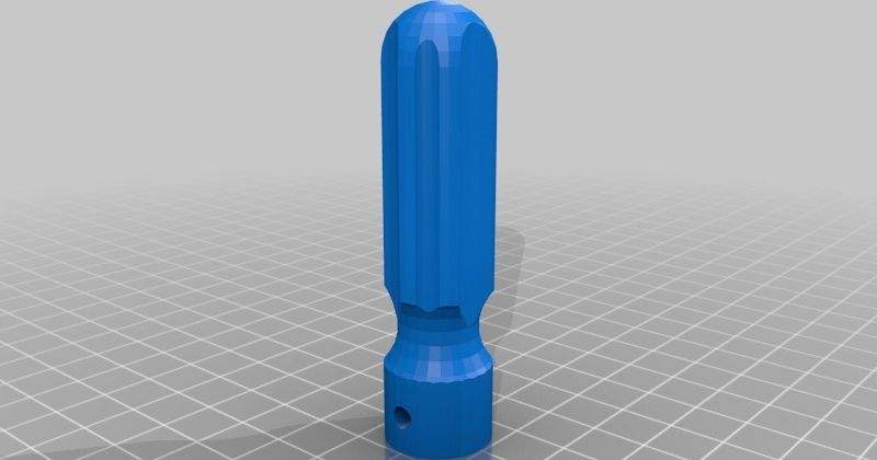Mango broca 4mm by Satoo | Download free STL model | Printables.com