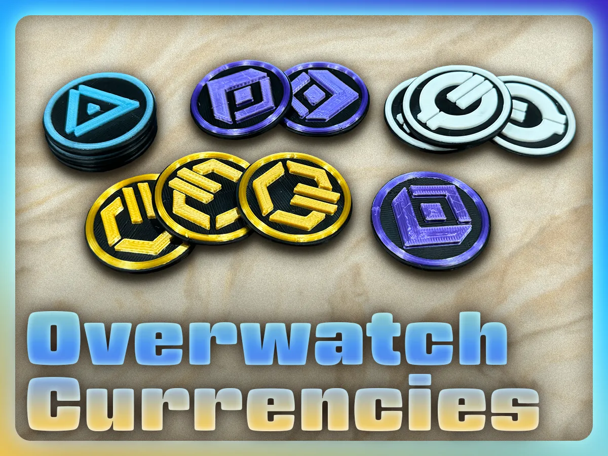 Overwatch Currencies by SillyPrints | Download free STL model ...