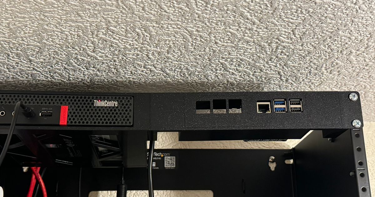 Rack System - Raspberry Pi Rack with modular trays by ig82 | Download ...