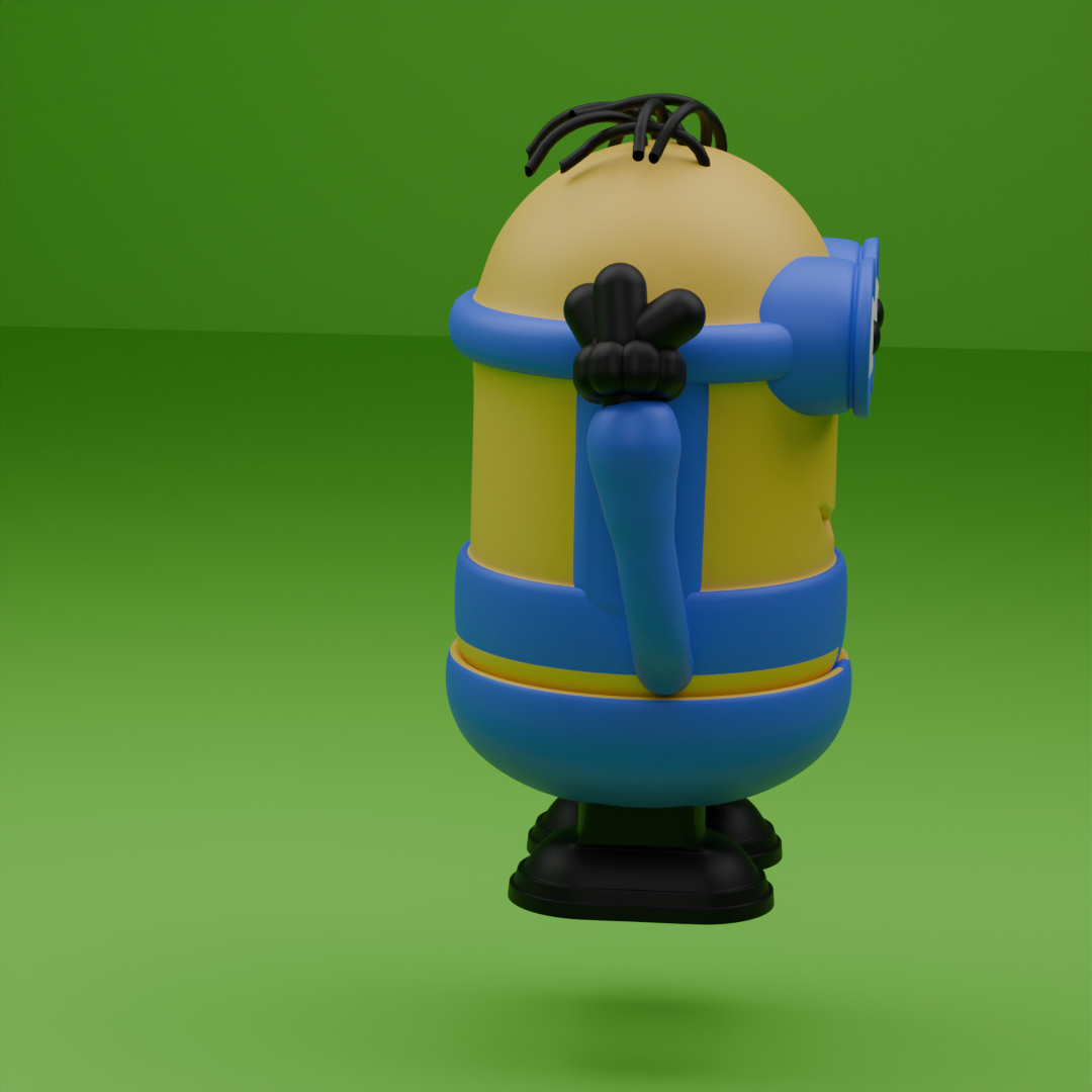 Happy Minion 3d model von ESSEDDYK | Kostenloses STL-Modell ...