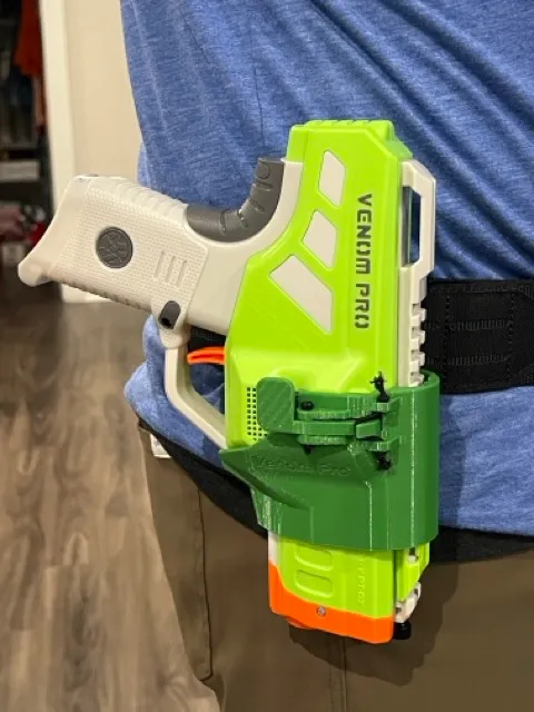 Venom Pro Blaster Molle Holster by MoxieMan | Download free STL model ...
