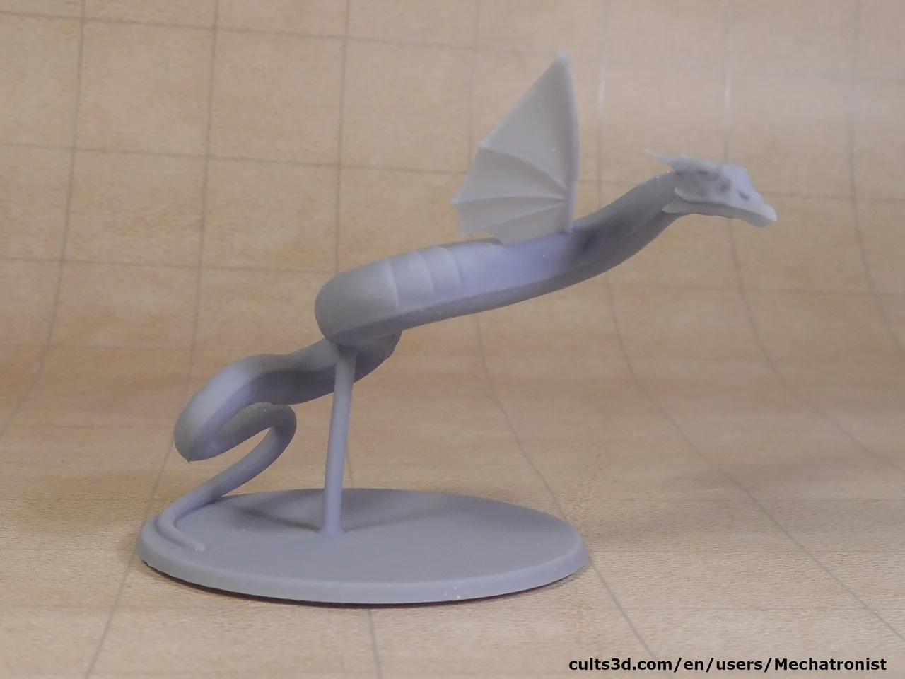 Radiant Dragon Mini from DnD Spelljammer by Mechatronist | Download ...