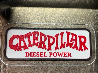 Caterpillar logo by jack | Download free STL model | Printables.com
