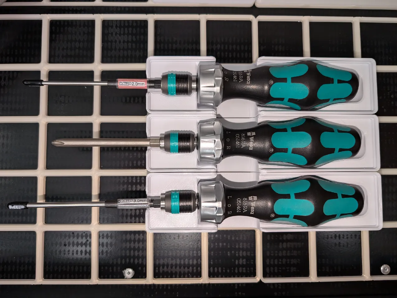 Gridfinity Wera Driver Holder by safety3rd | Download free STL model | Printables.com