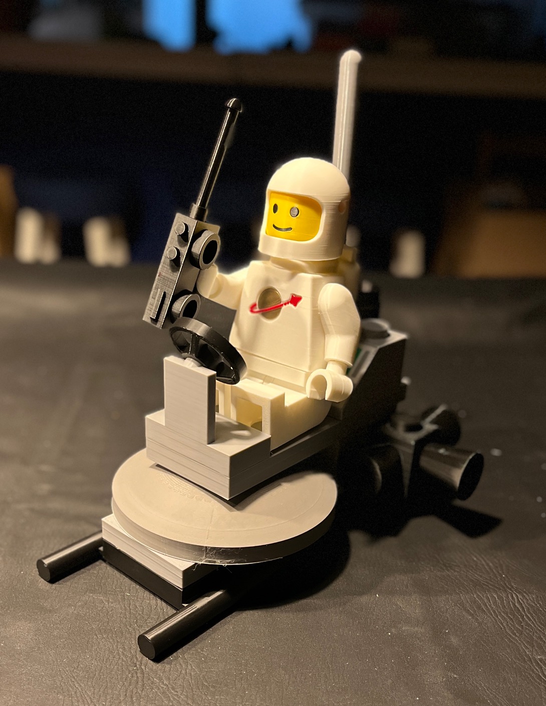 Mega-sized Lego-like Classic Space Scooter (5:1 scale) by BrickDreams ...