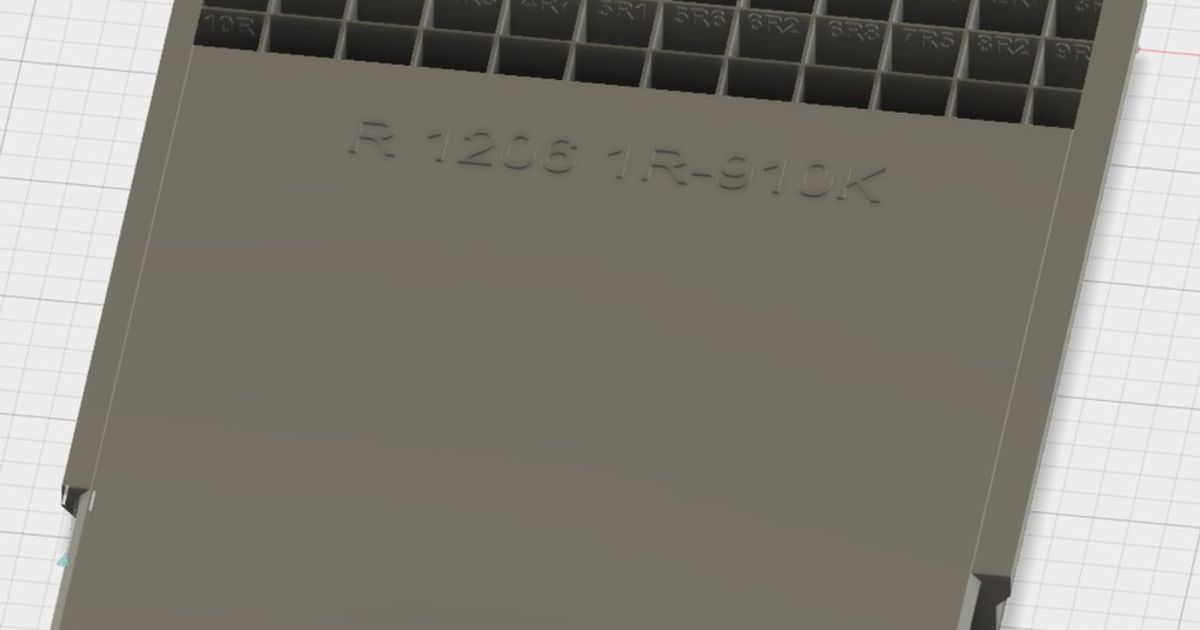 SMD box for Resistor by Skulbl4k4 | Download free STL model ...