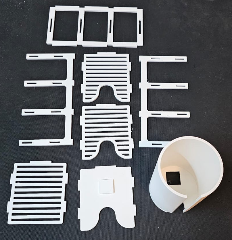 Modular sponge rack bathroom caddy by NelisW | Download free STL model ...