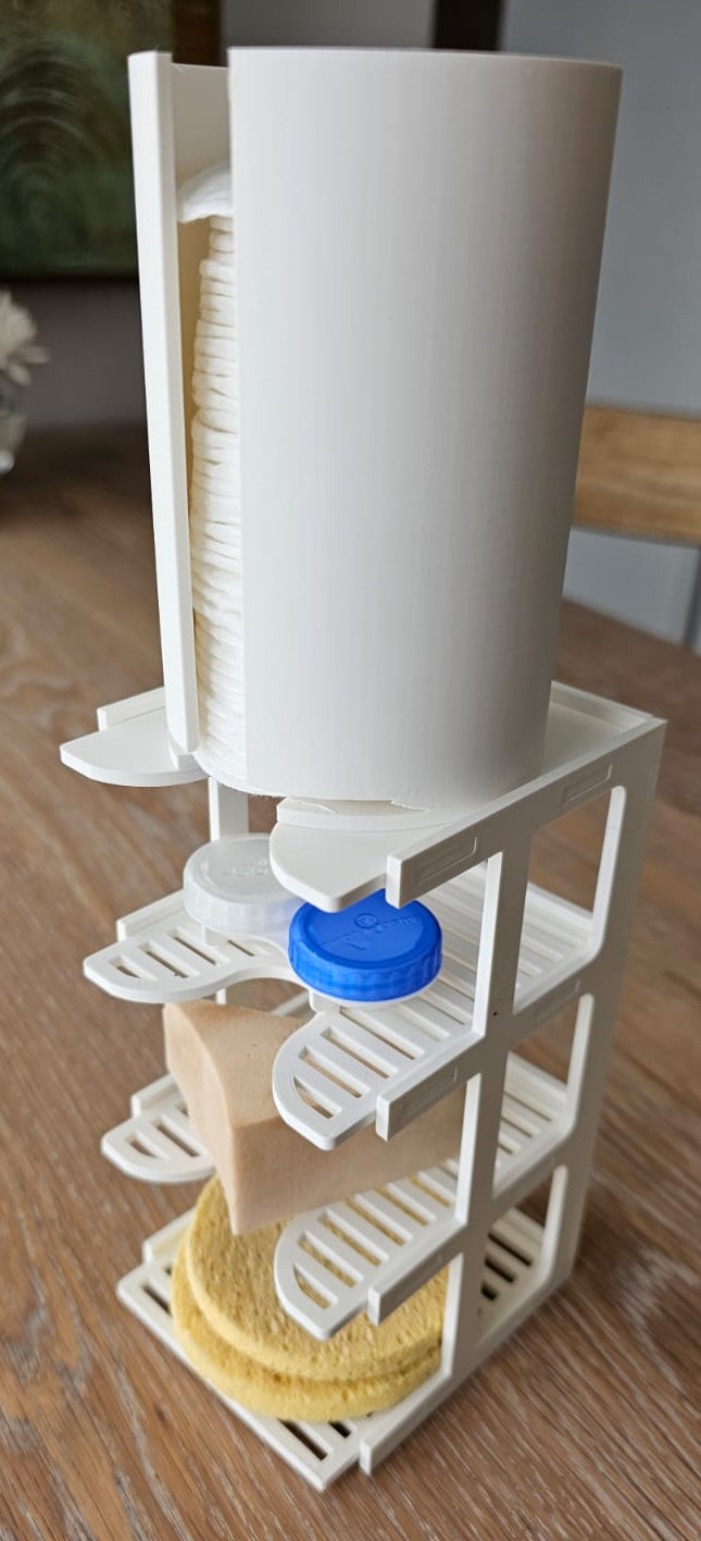 Modular sponge rack bathroom caddy by NelisW | Download free STL model ...