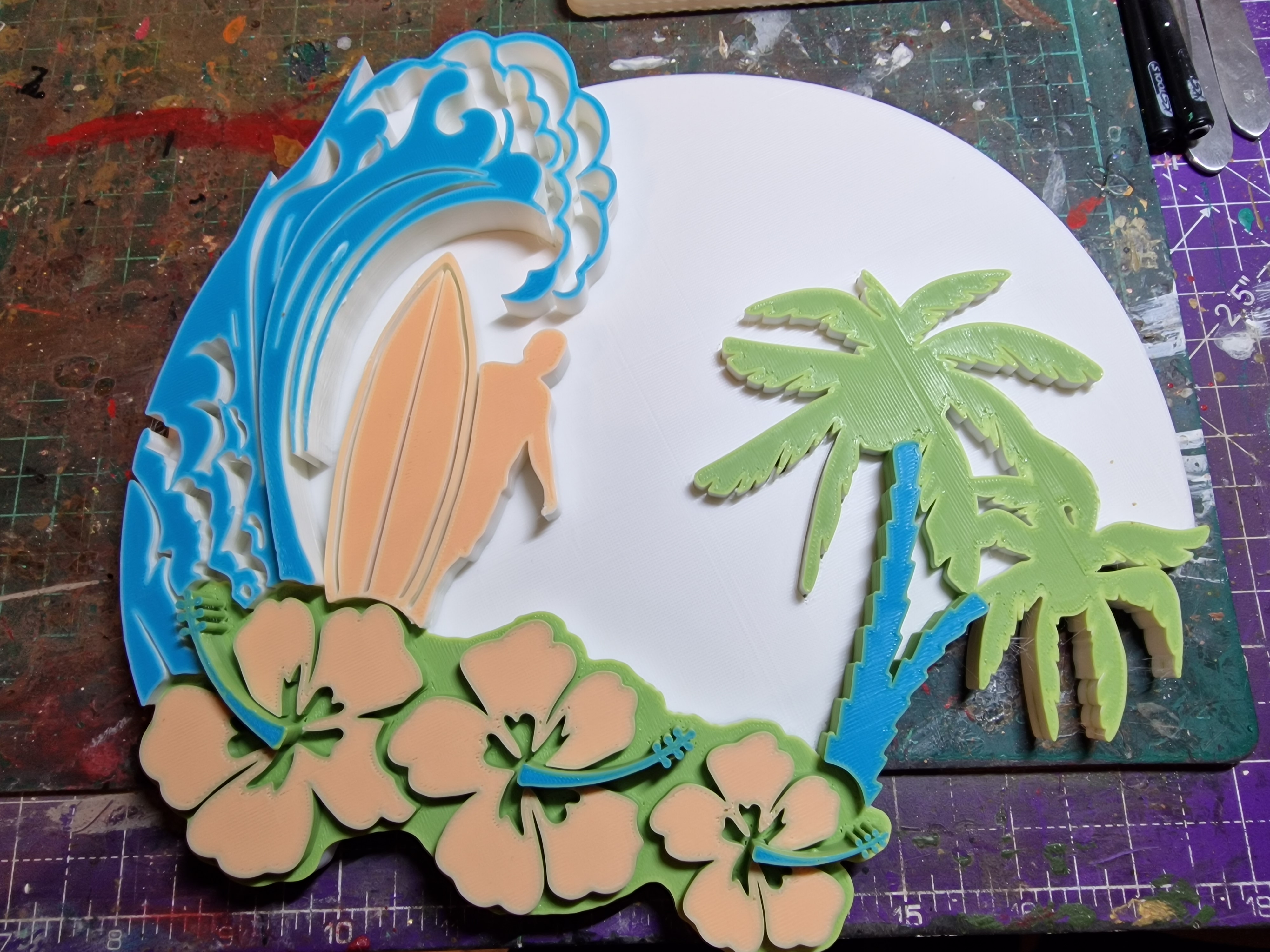 Hawaii wall Art by Thomas Schönenberg | Download free STL model ...