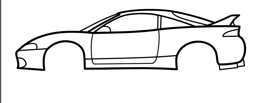 Mitsubishi Eclipse (1995) by CarDesignLab | Printables Store