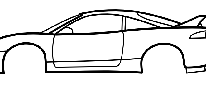 Mitsubishi Eclipse (1995) by CarDesignLab | Printables Store