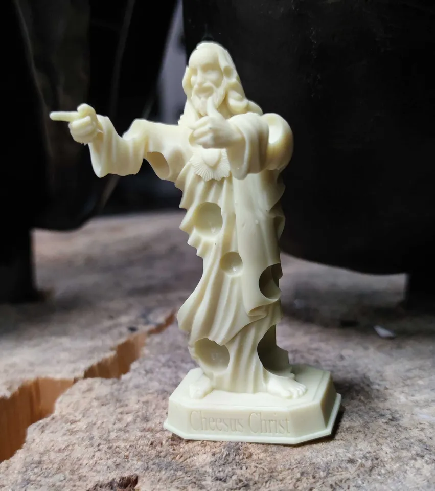 Cheesus Christ by Jindřich Beneš | Download free STL model | Printables.com
