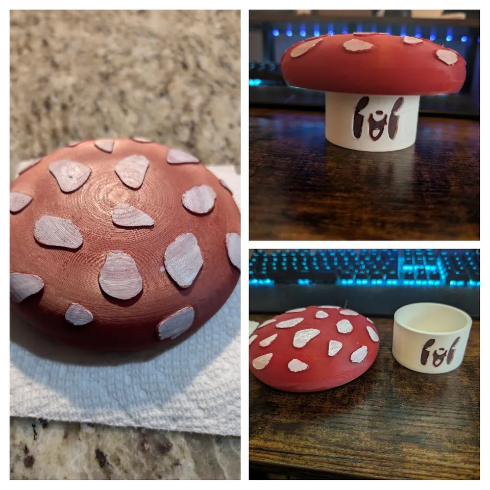 Happy Mushroom by Missingno. | Download free STL model | Printables.com