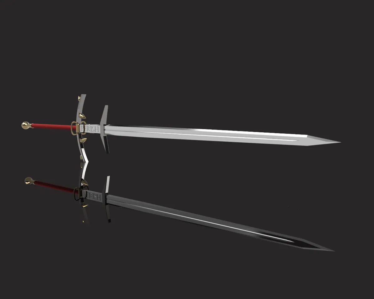 Zweihander sword by Kiwibiwii | Download free STL model | Printables.com
