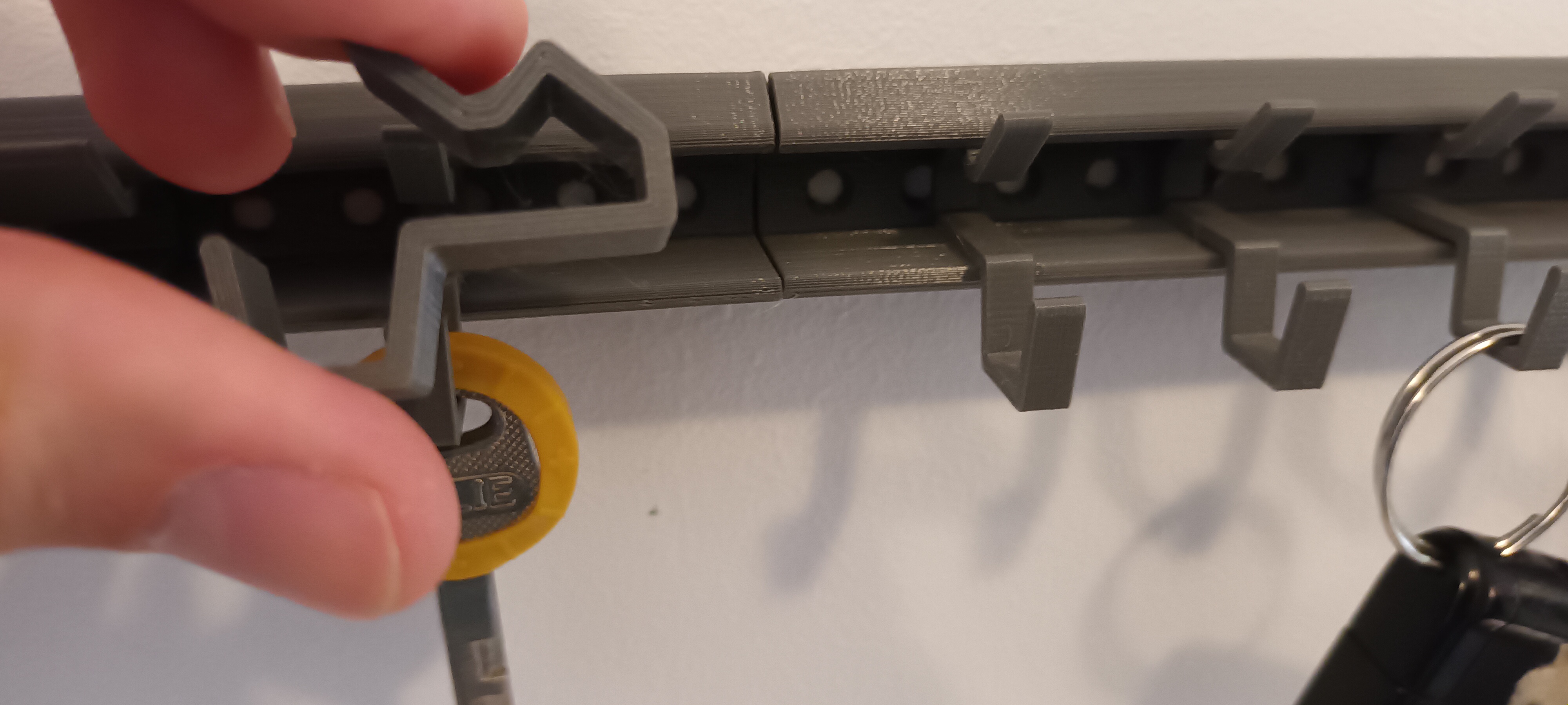 Modular clips rail storage system by adr_insc | Download free STL model ...