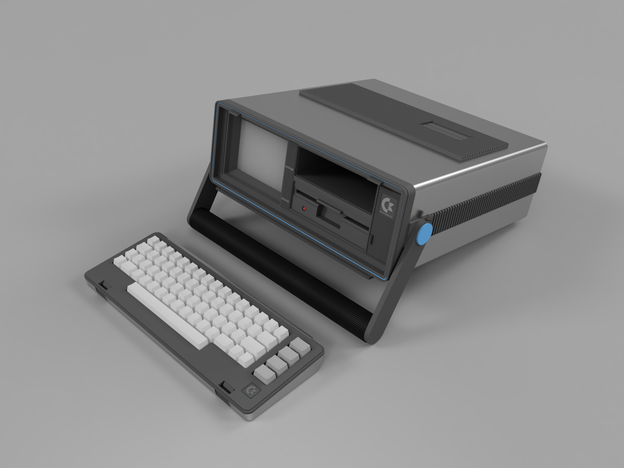 Mini Commodore SX-64 (1:5 Scale) by Neil Jones | Download free STL ...