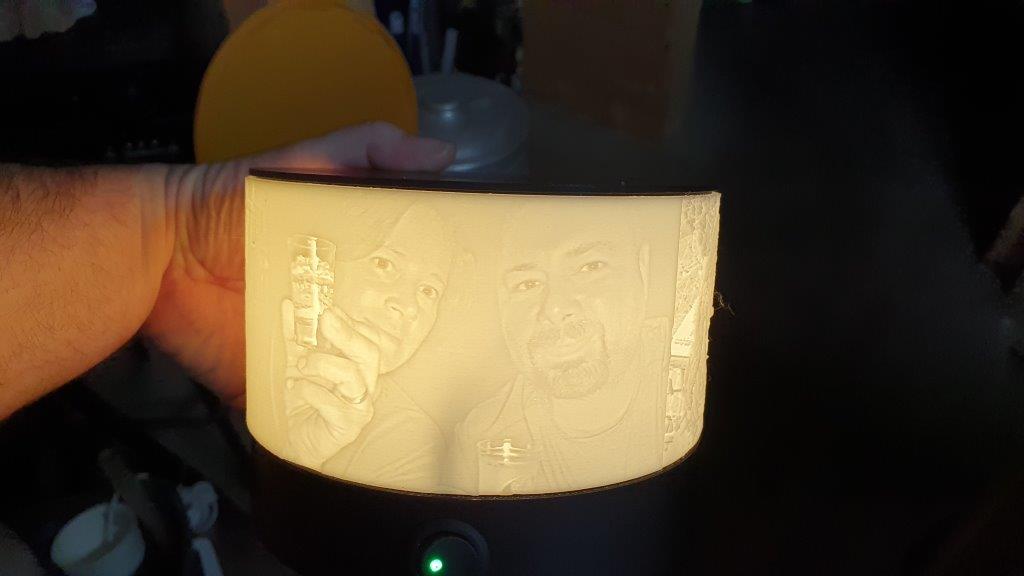 lithophane casing cylinder customizable by Simon | Download free STL ...