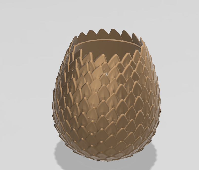 Dragon egg vase by Gannon | Download free STL model | Printables.com