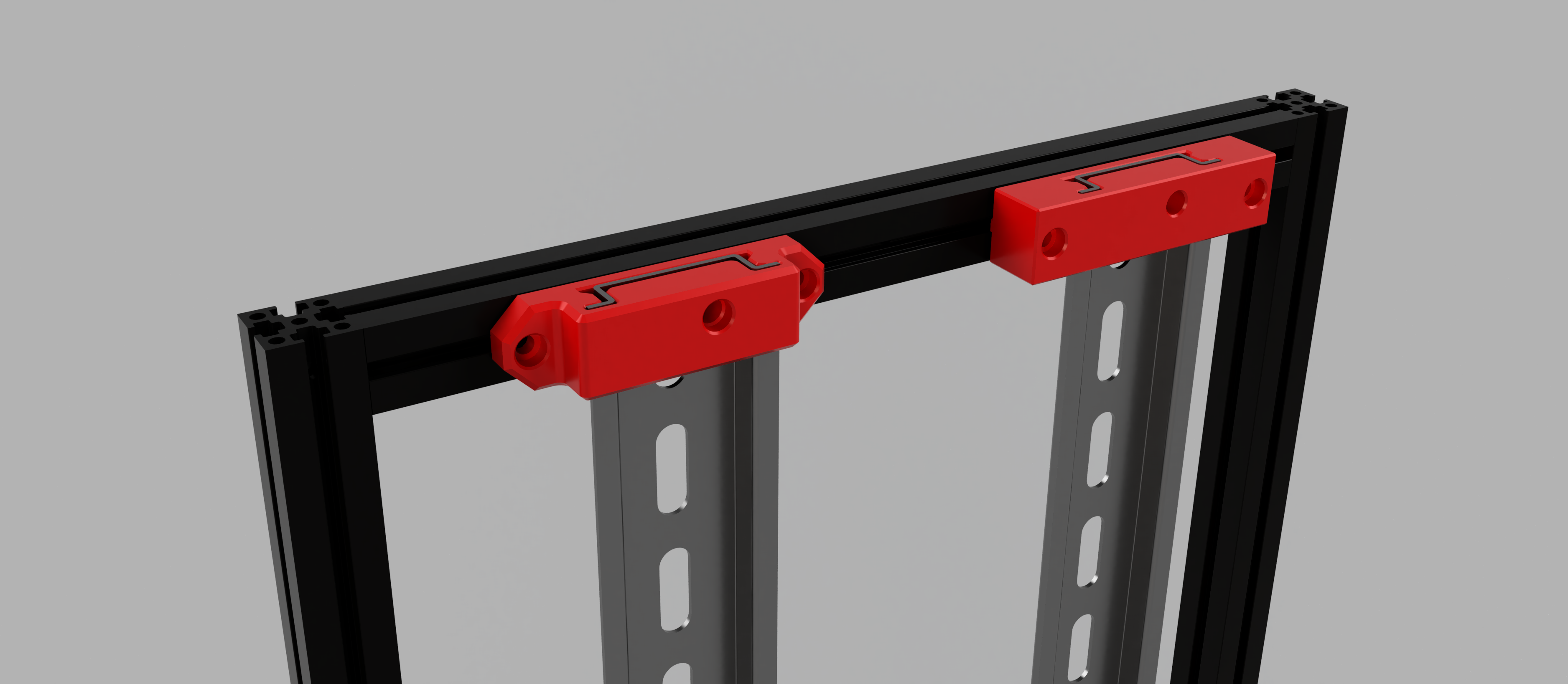 1515 extrusion DIN rail mount by RajenK | Download free STL model ...