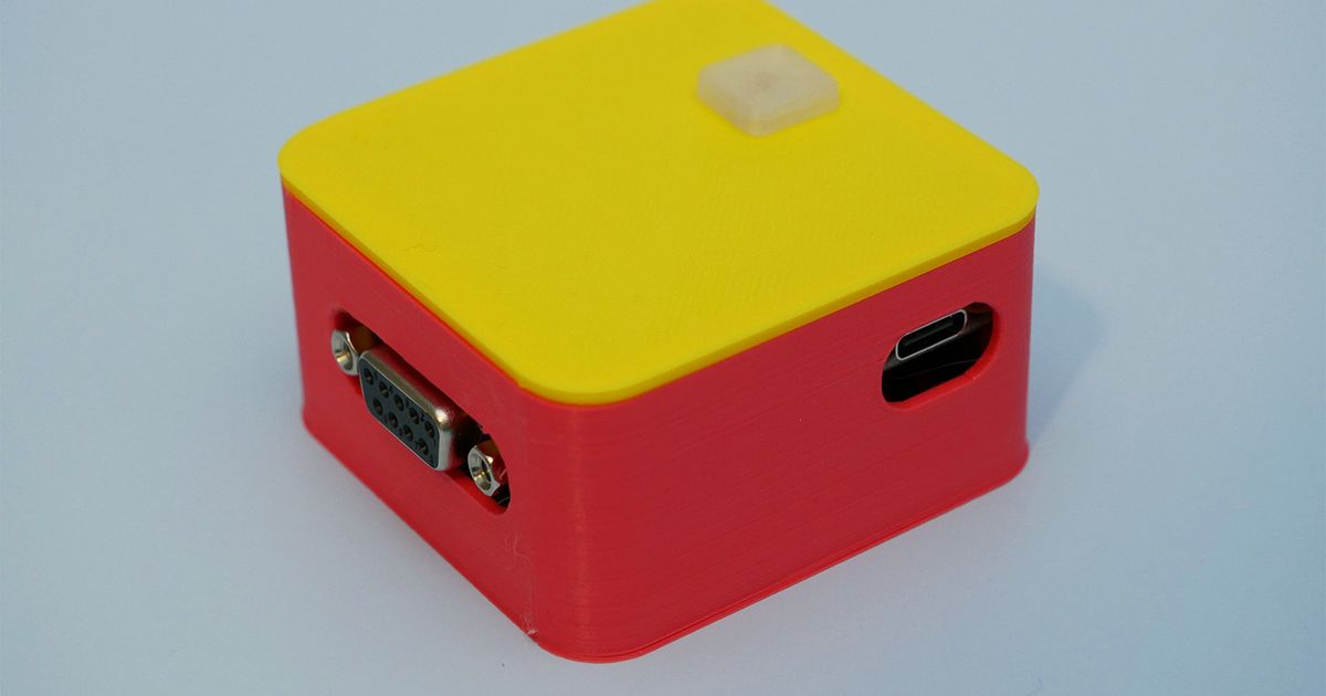 Esp32 S3 Ble Rs232 Controller Case By Blitz City Diy Download Free Stl Model
