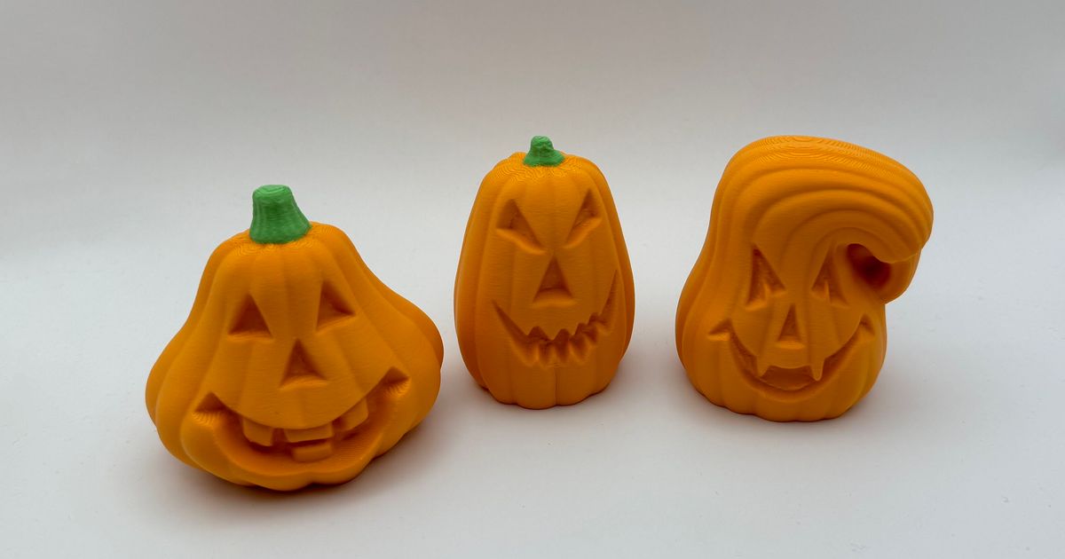 Halloween Pumpkin Collection by Stigern | Download free STL model ...