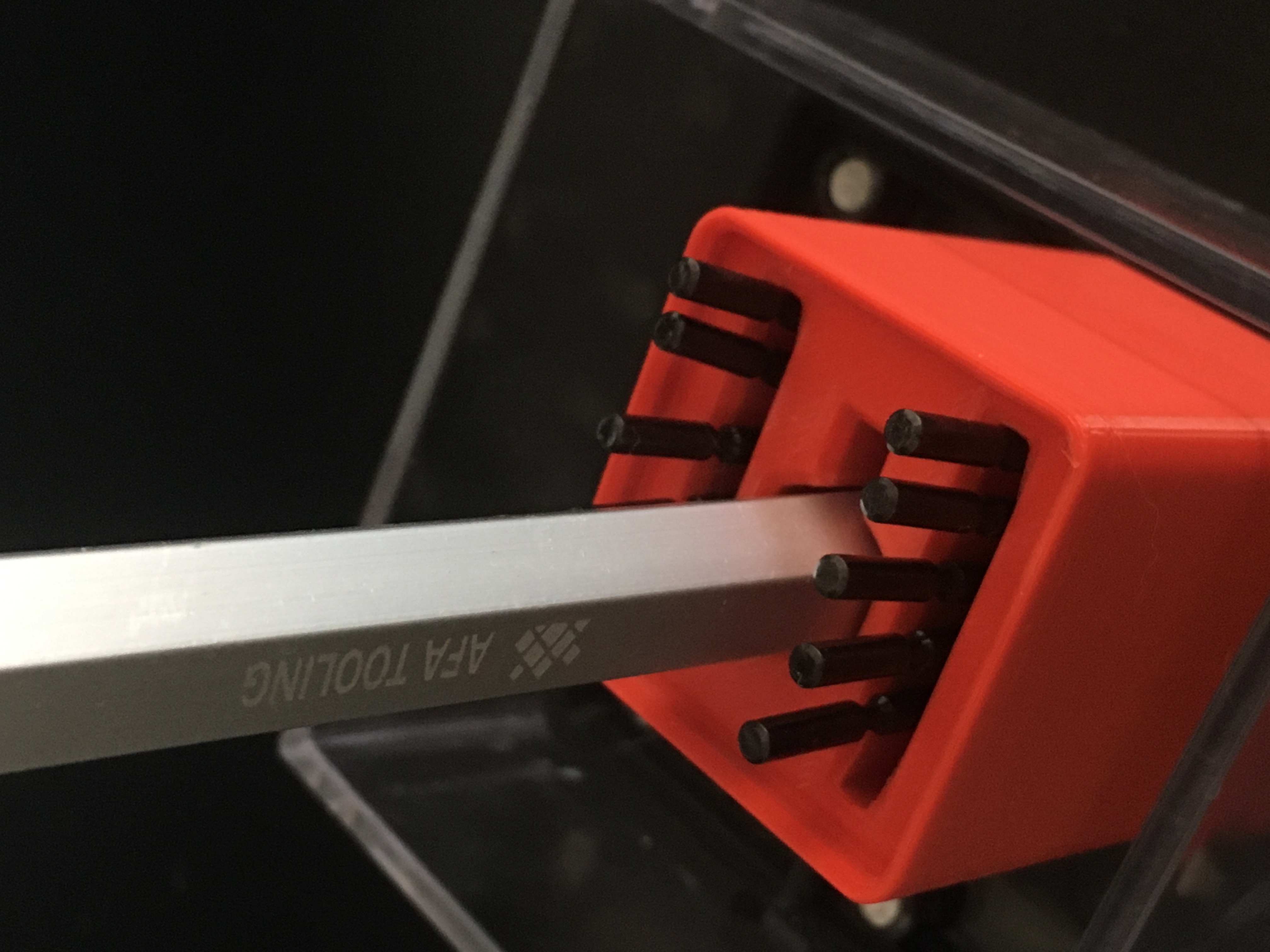 Gridfinity AFA deburr tool holder (vertical) by GiovanH | Download free STL model | Printables.com