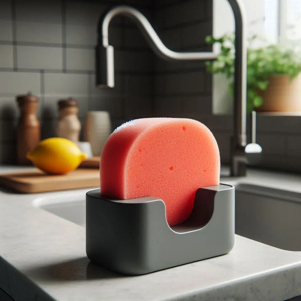 Modern Sponge Holder, Sponge Caddy by Deltaprints | Download free STL ...