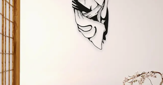 Chic Japanese Geisha Wall Art by Jura Švébiš | Download free STL model ...