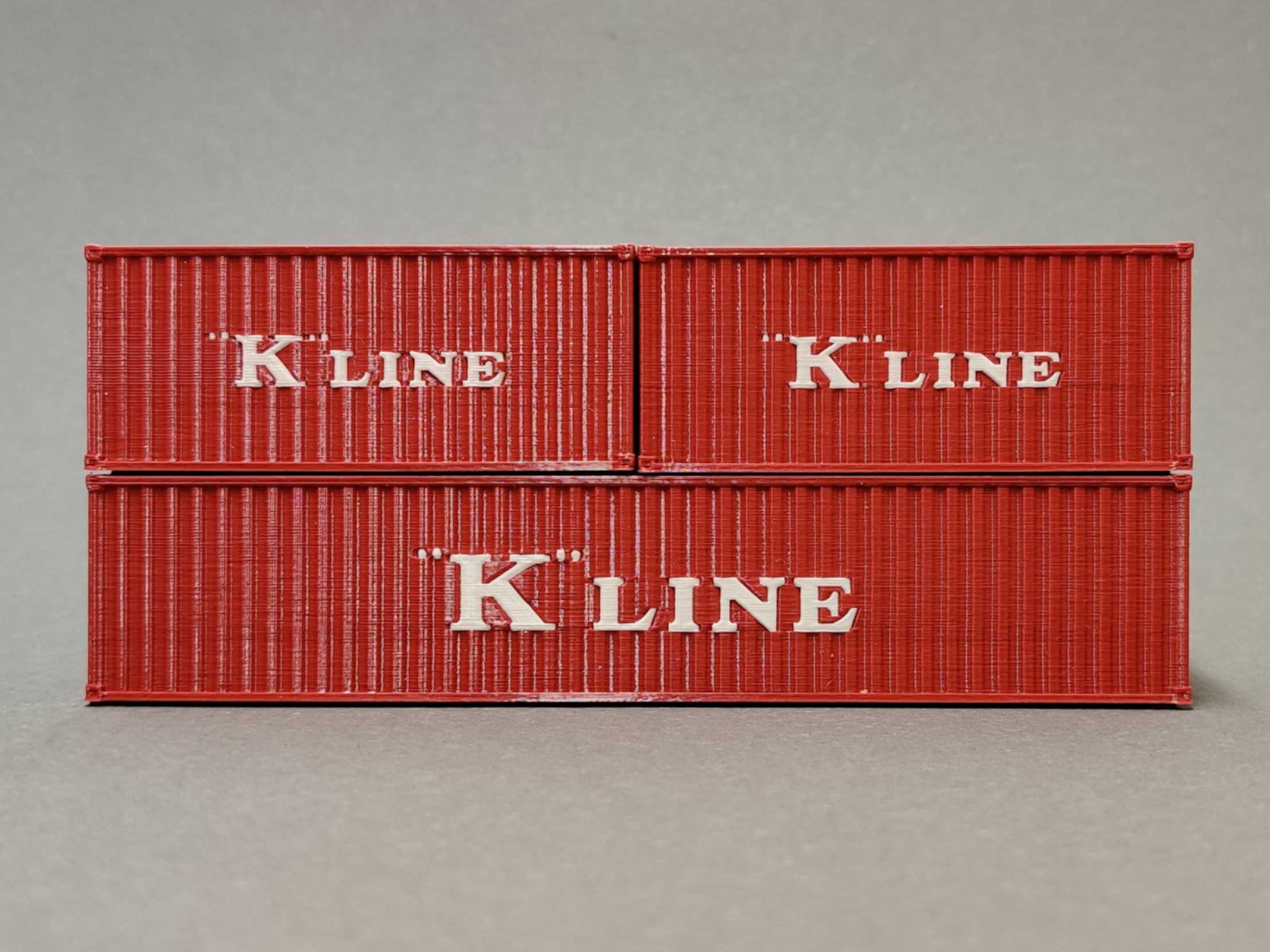 Multicolor KLINE containers in H0 scale (1:87) by Digitzia_novaxe ...