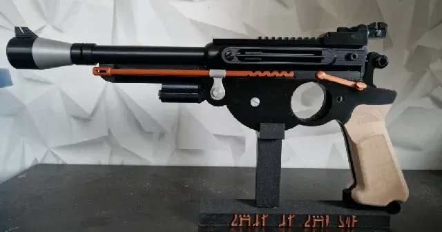 Mandalorian blaster stand by Rom1 | Download free STL model ...