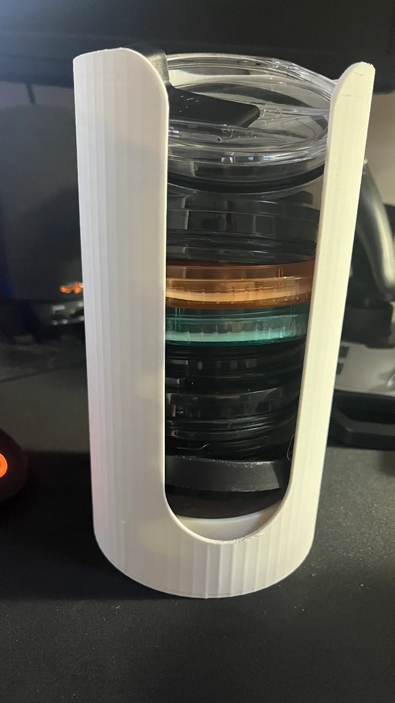 Cup Lid Holder V2 by 3D_Frank | Download free STL model | Printables.com