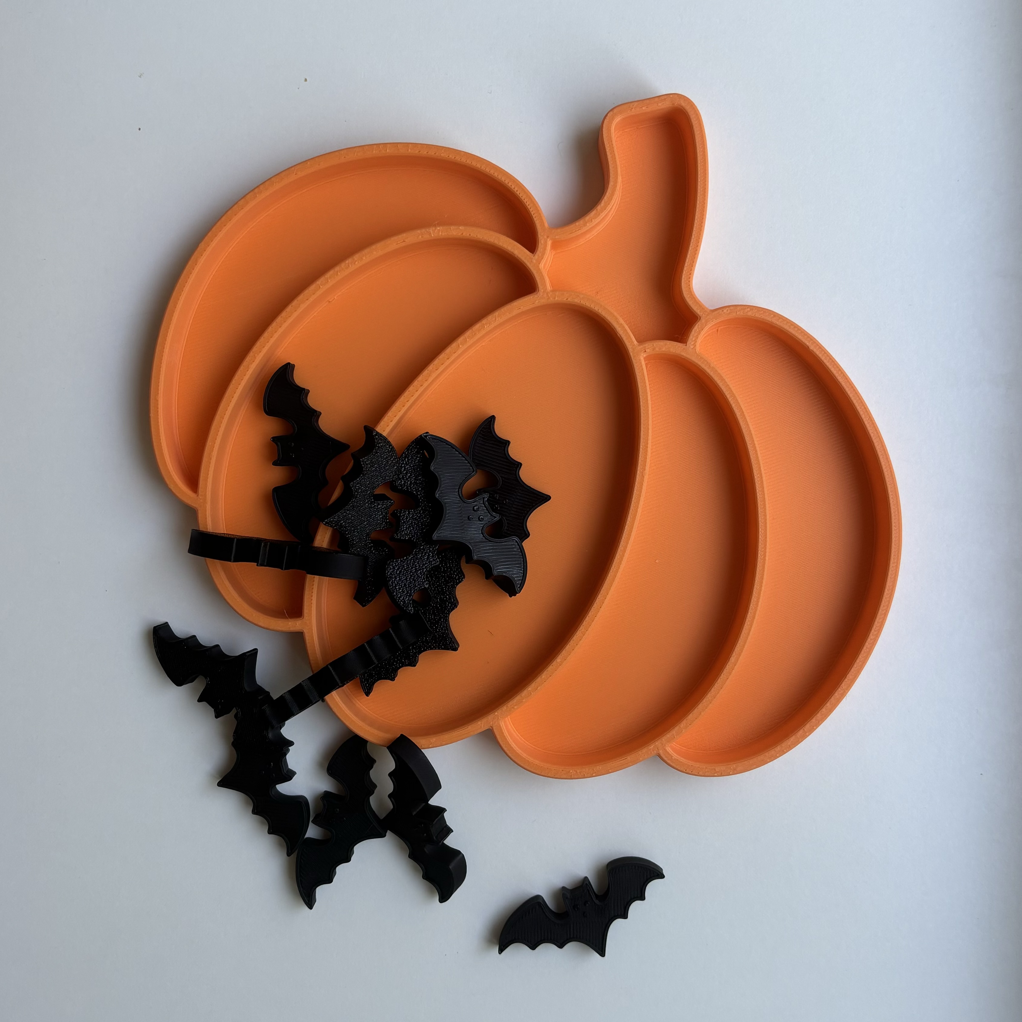 Halloween pumpkin sorting tray by Petra Ollender | Download free STL ...