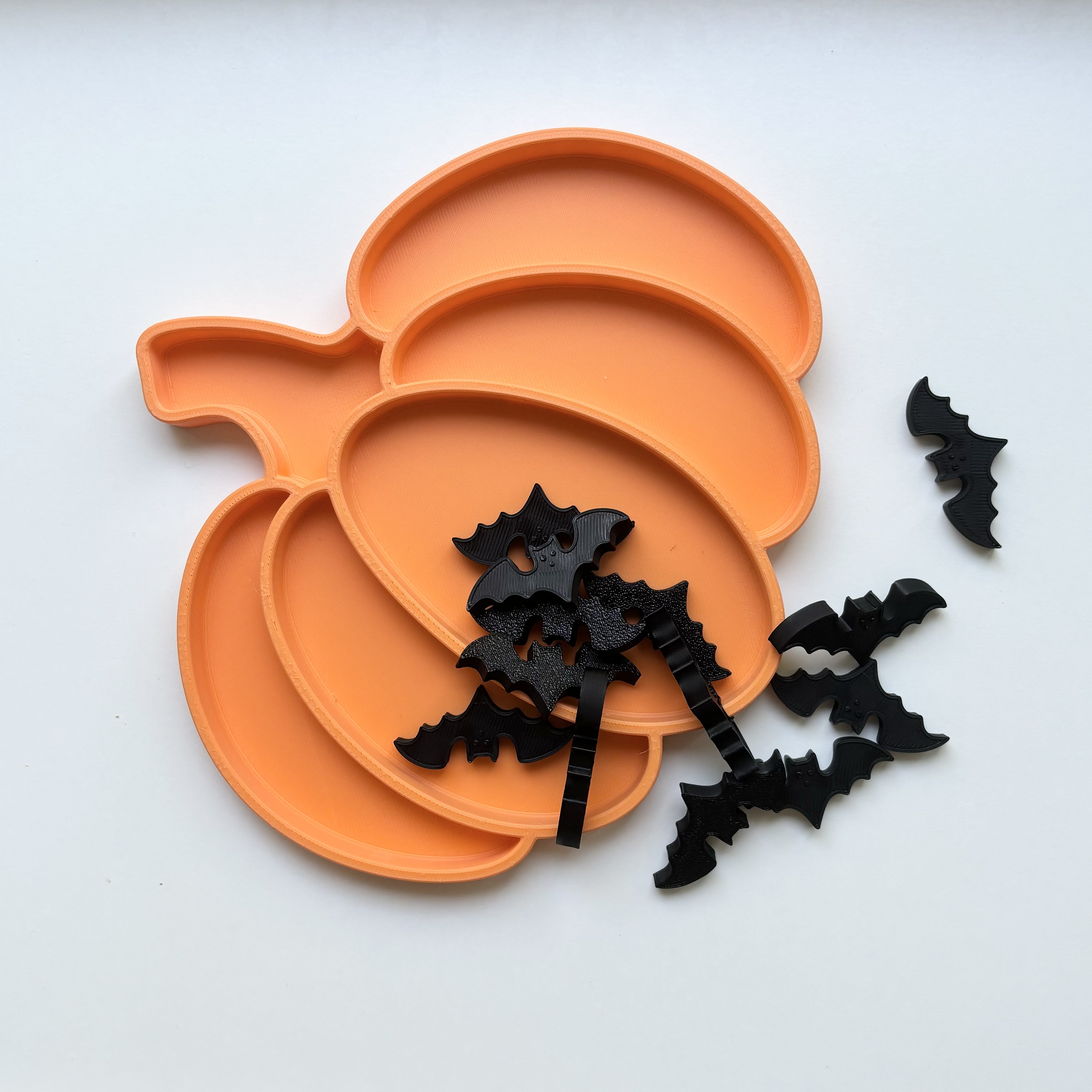 Halloween pumpkin sorting tray by Petra Ollender | Download free STL ...