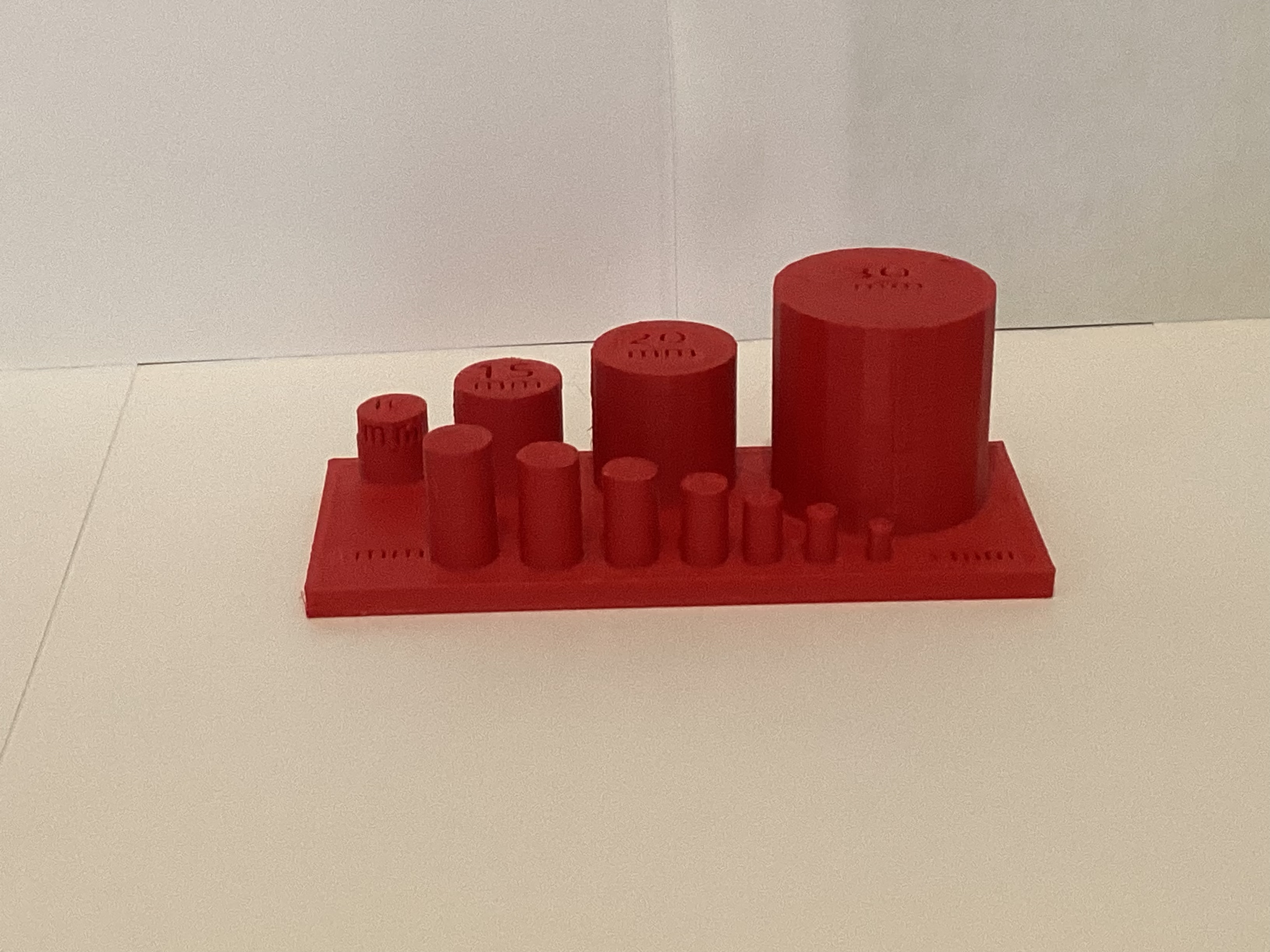 3 to 30 mm visual guide to help with modeling & design by D L H ...