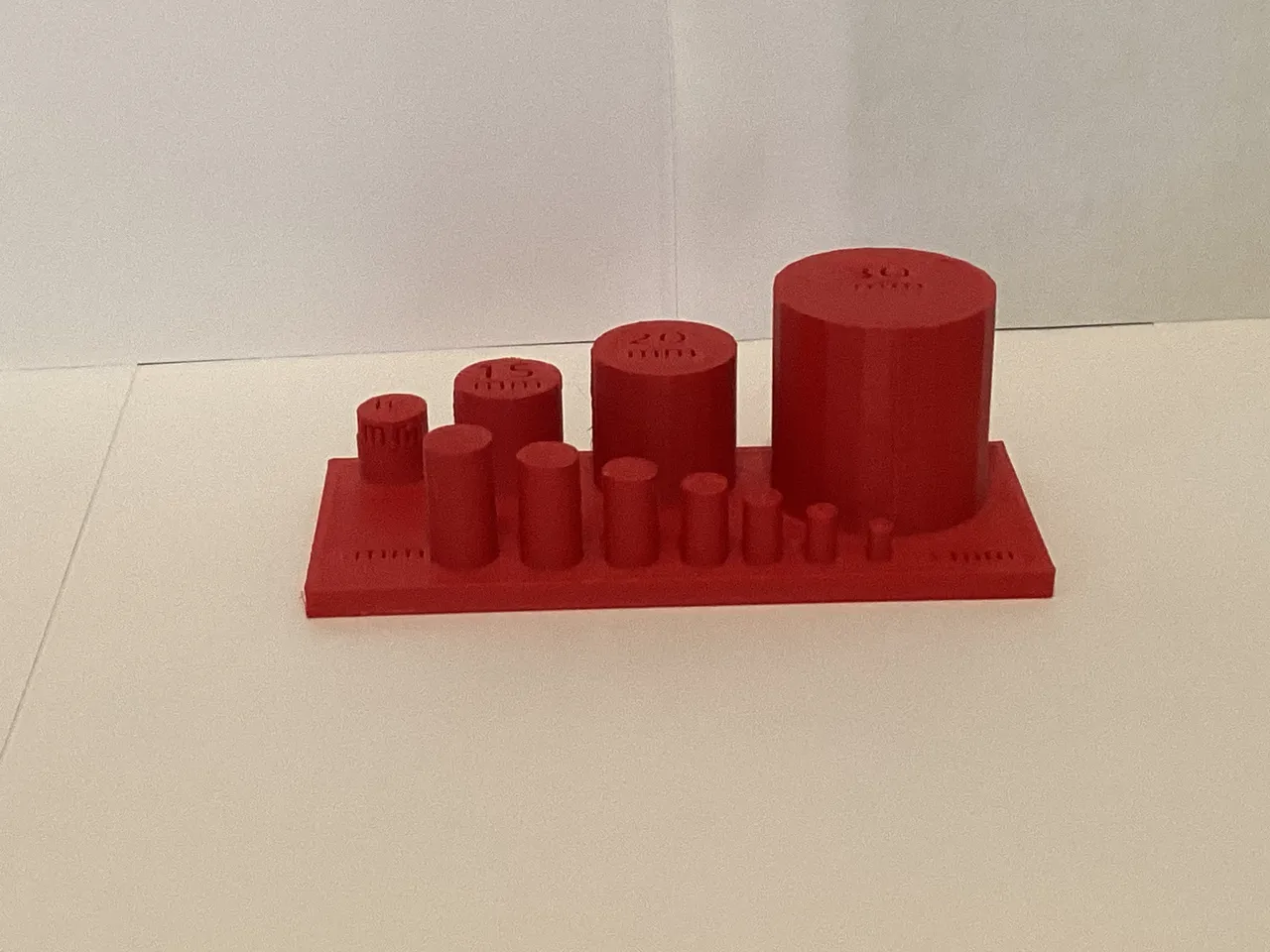 3 to 30 mm visual guide to help with modeling & design by D L H ...