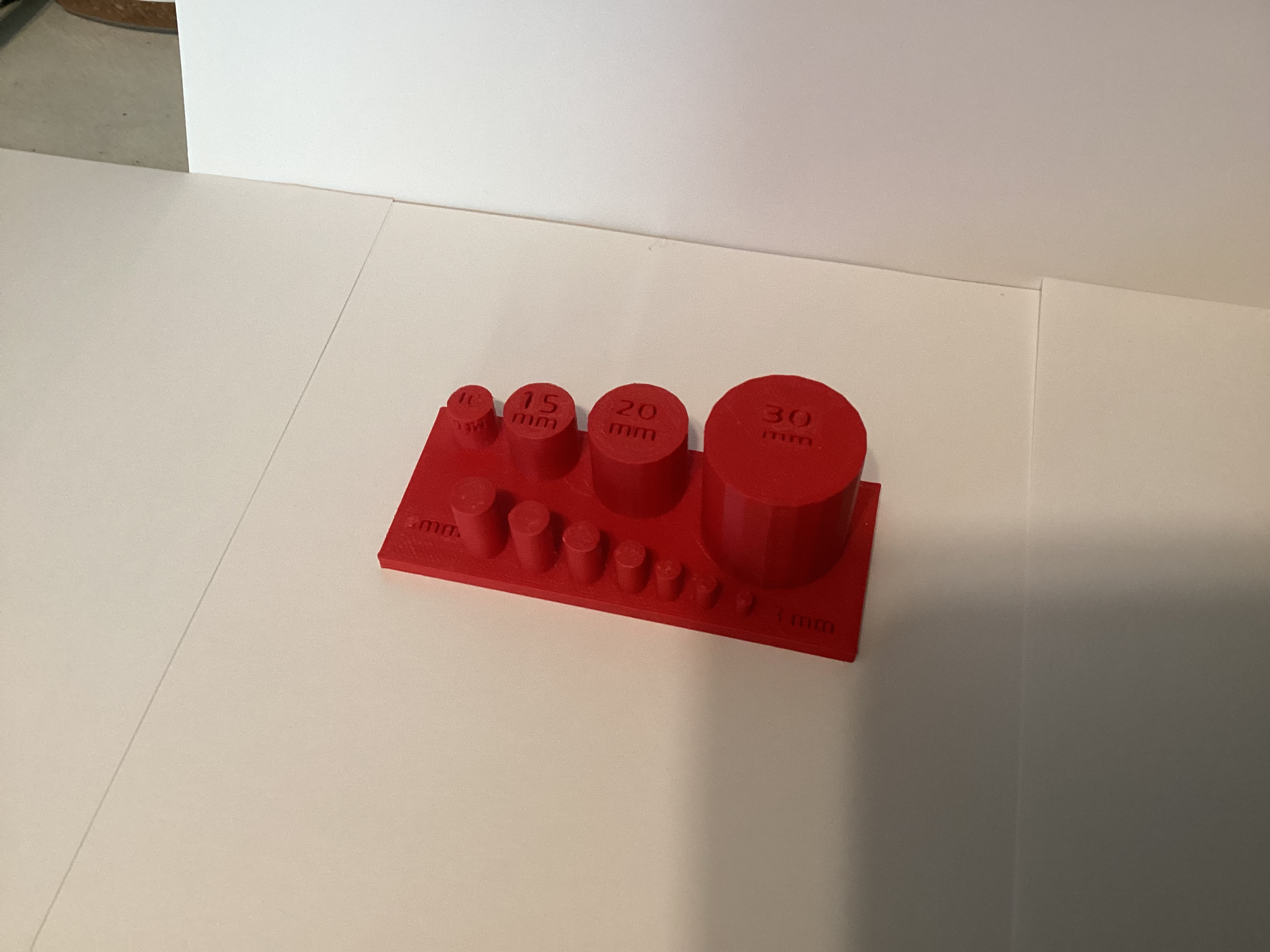 3 to 30 mm visual guide to help with modeling & design by D L H ...