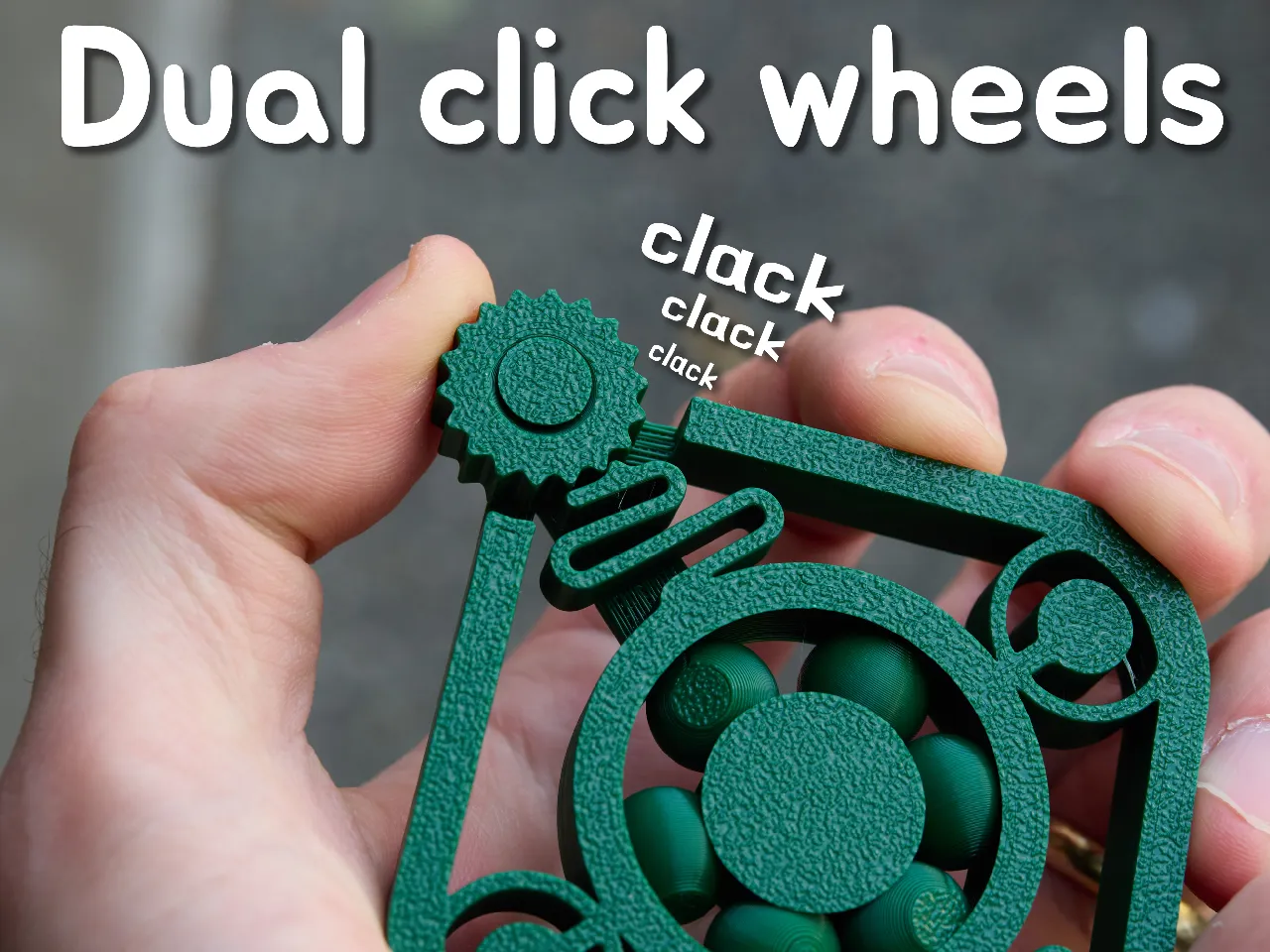 Speedy fidget spinner/clicker combo! by pearigee | Download free STL ...