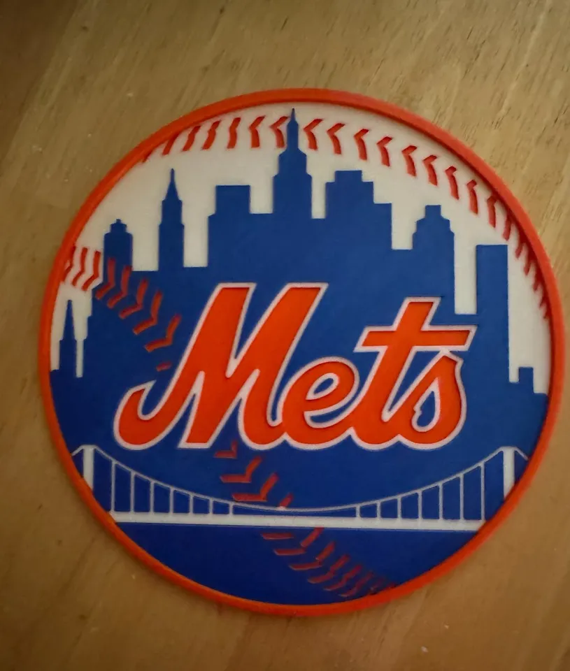 New York Mets Wall Sign by Cmbeid | Download free STL model ...