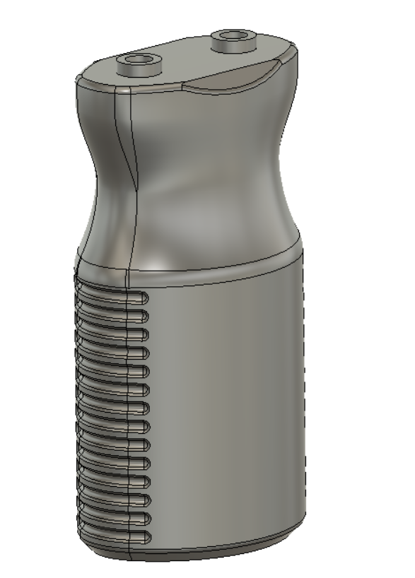 Yet another MLOK/M-LOK vertical grip - simple by Holgin | Download free ...