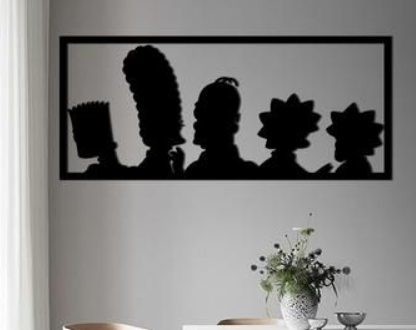 Simpsons Wall Art by Jura Švébiš | Download free STL model | Printables.com