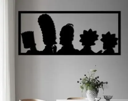Simpsons Wall Art by Jura Švébiš | Download free STL model | Printables.com