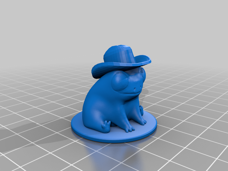 Fred The Frog but he's also a cowboy by AdamTKWallace | Download free ...