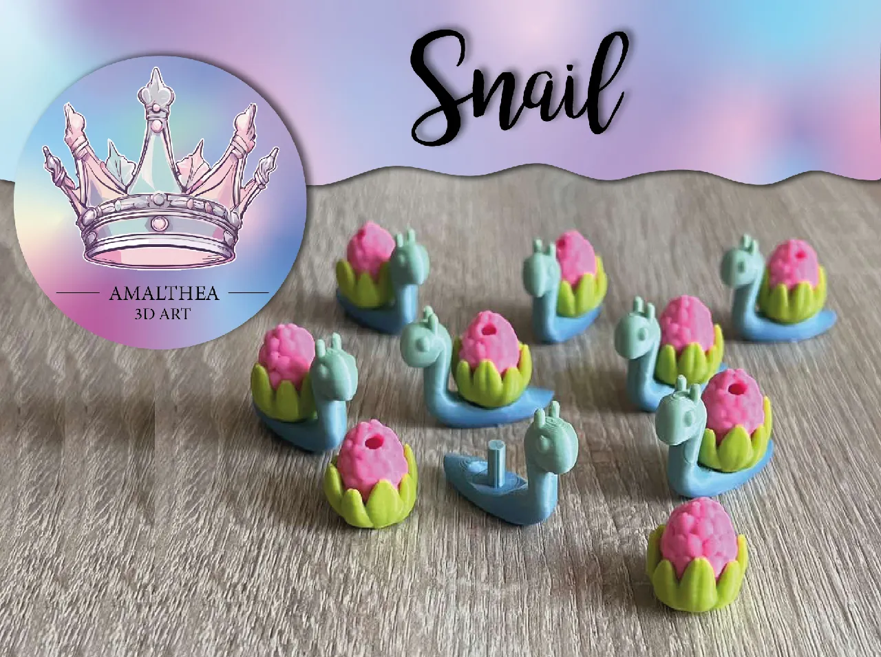 Raspberry Snail by Amalthea | Download free STL model | Printables.com
