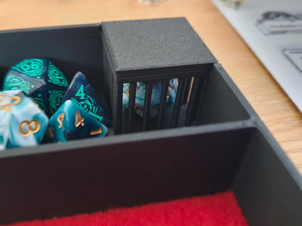 Tray 'Redemption' - with built-in dice jail by AzurFuchs | Download ...