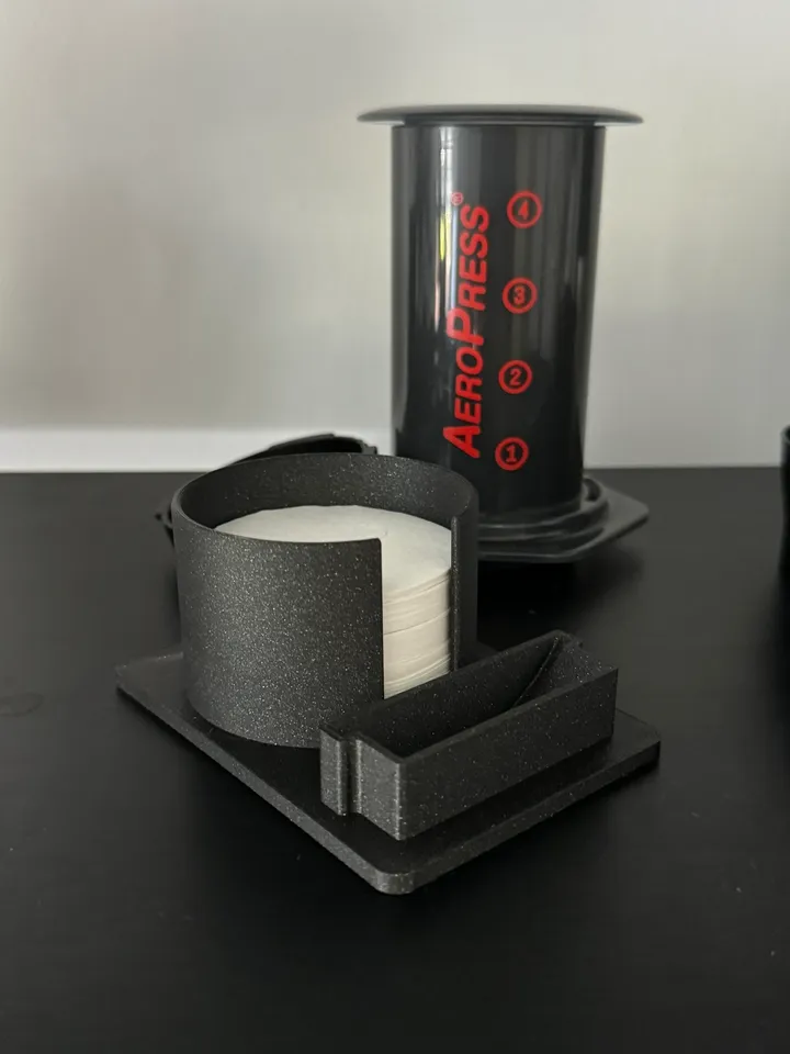 Aeropress Stand / Organizer by tmssr | Download free STL model ...