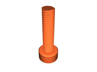 Parametric M2.5 Socket Head Screw by Chris Erno | Download free STL ...
