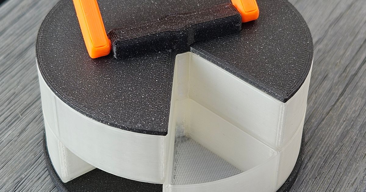 Modular Multilayer Rotary Storage Tower/Rack by Ben | Download free STL ...