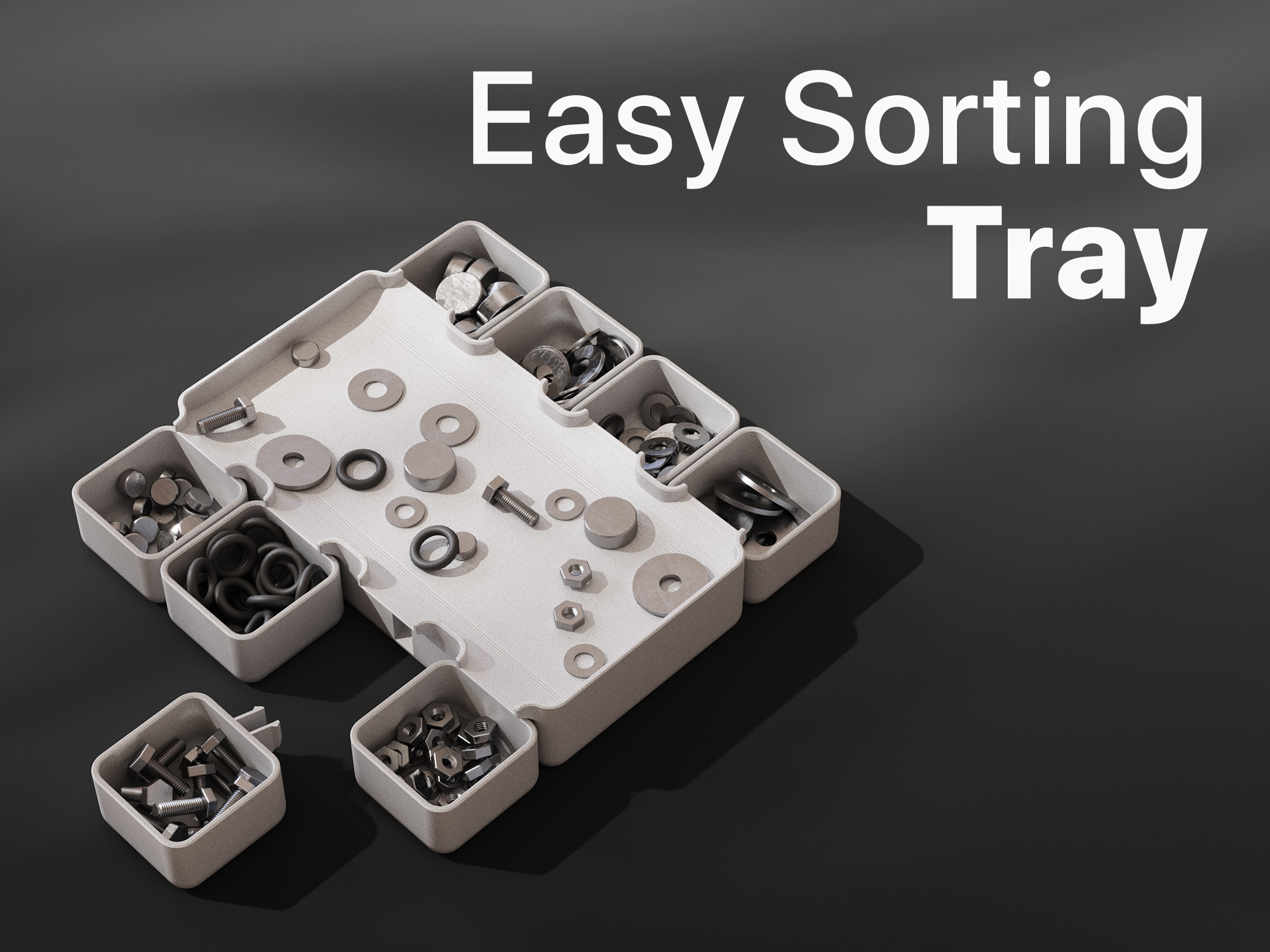 Easy Sorting Tray by Retron Print | Download free STL model | Printables.com