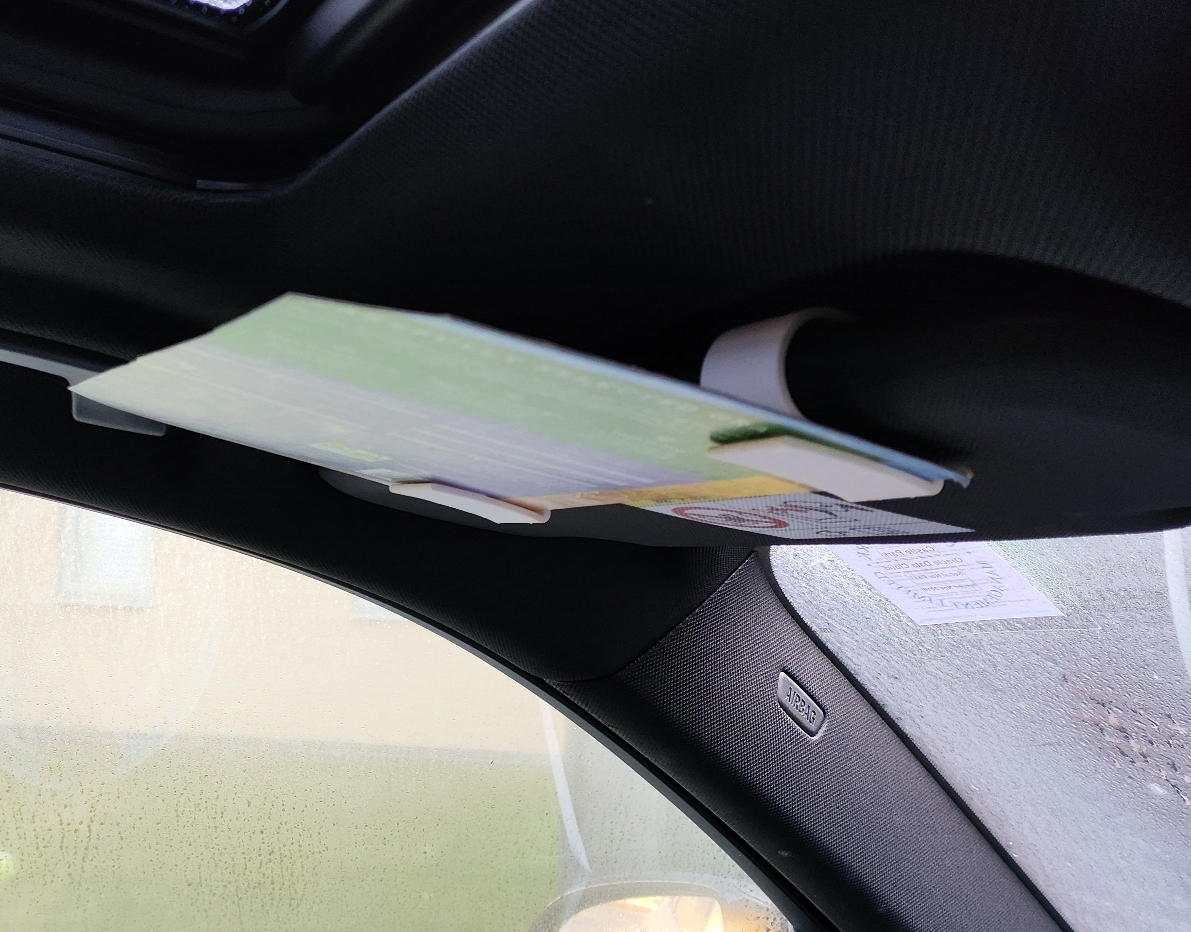 Car visor paper extension clip (multiple sizes) by Yi Yu | Download ...